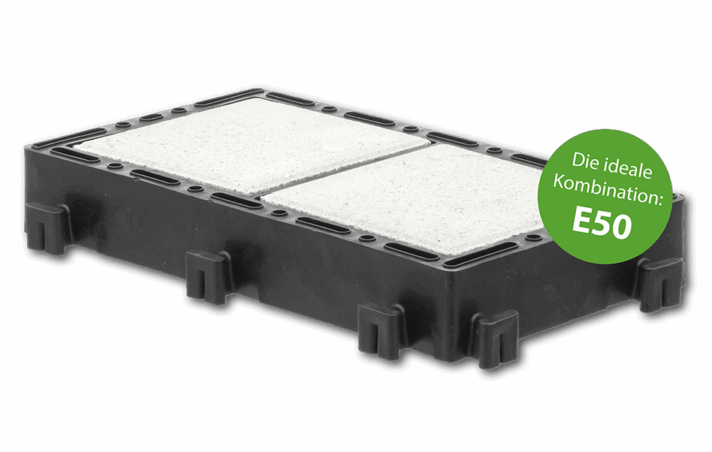 ECORASTER Bloxx 0.5 - the paved solution in half-format